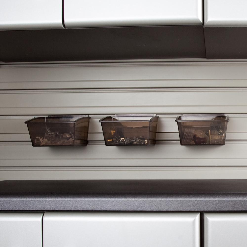 Flow Wall Small Hard Bins (5 Pack) - Black