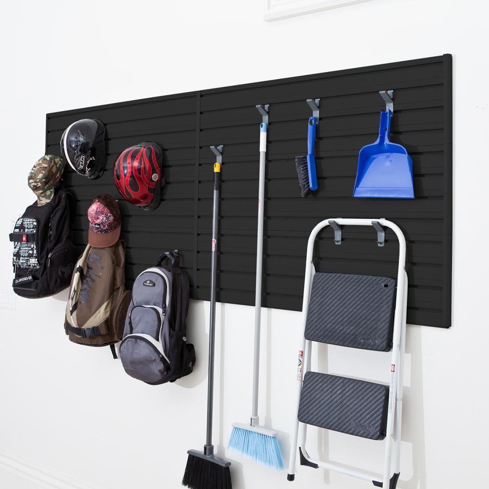 Flow Wall Hook and Panel Starter Set - Black